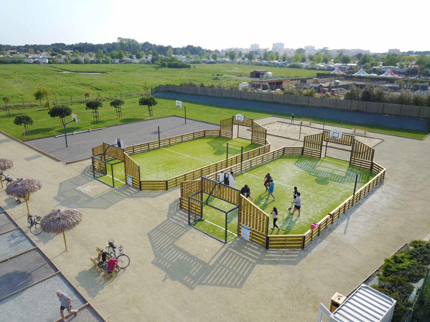 Our achievement Multi-sport grounds at Acapulco camp site (France ...