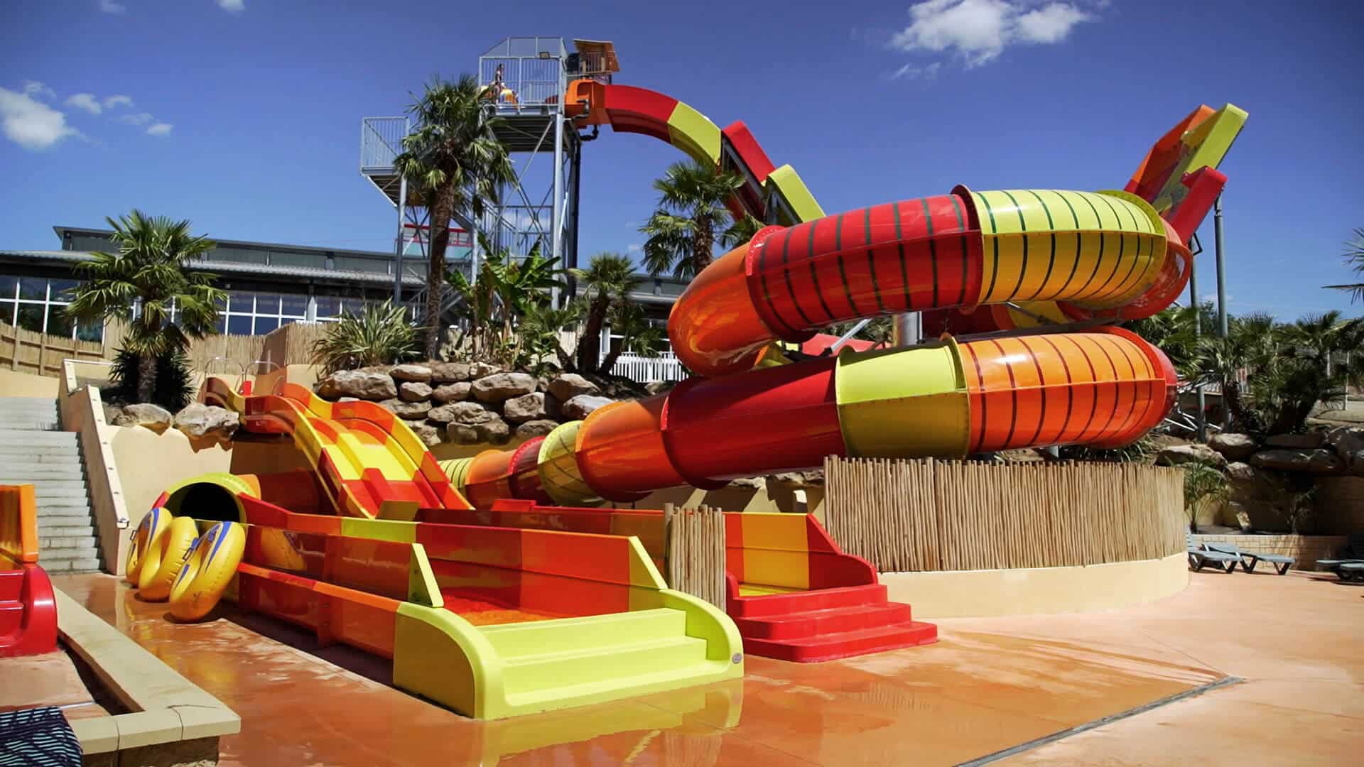 Notre réalisation Toboggans XXL - Camping Le Moulin de Cadillac